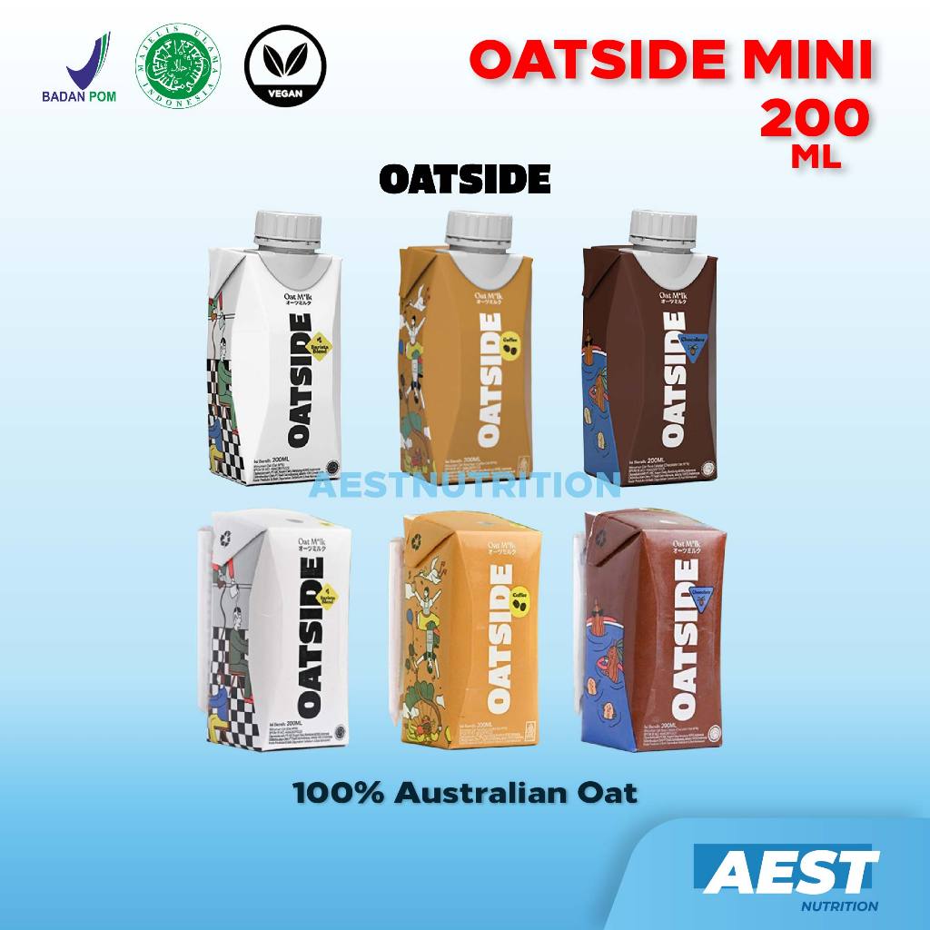 Jual Oatside Mini Susu Oat Milk 200 ml Kemasan Straw & Caps | Shopee ...