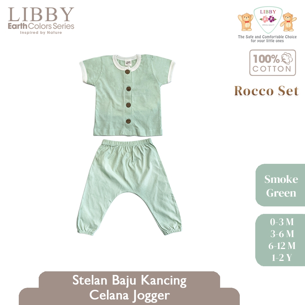 Jual LIBBY Earth Setelan Rocco Set Pendek Celana Jogger Seri 2 Bayi dan Anak Unisex usia 0-4 ...