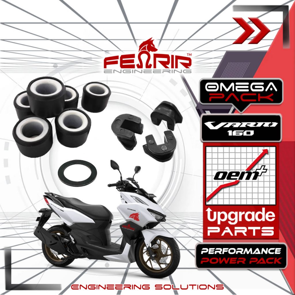 Jual Roller Vario 160 PLUS Ring CVT PLUS Slide Piece - Fenrir Omega ...