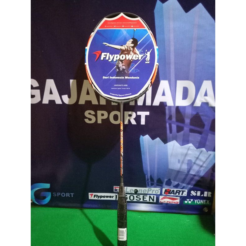 Jual Raket Badminton FLYPOWER CAKRA 2 Black/Orange ORIGINAL | Shopee ...