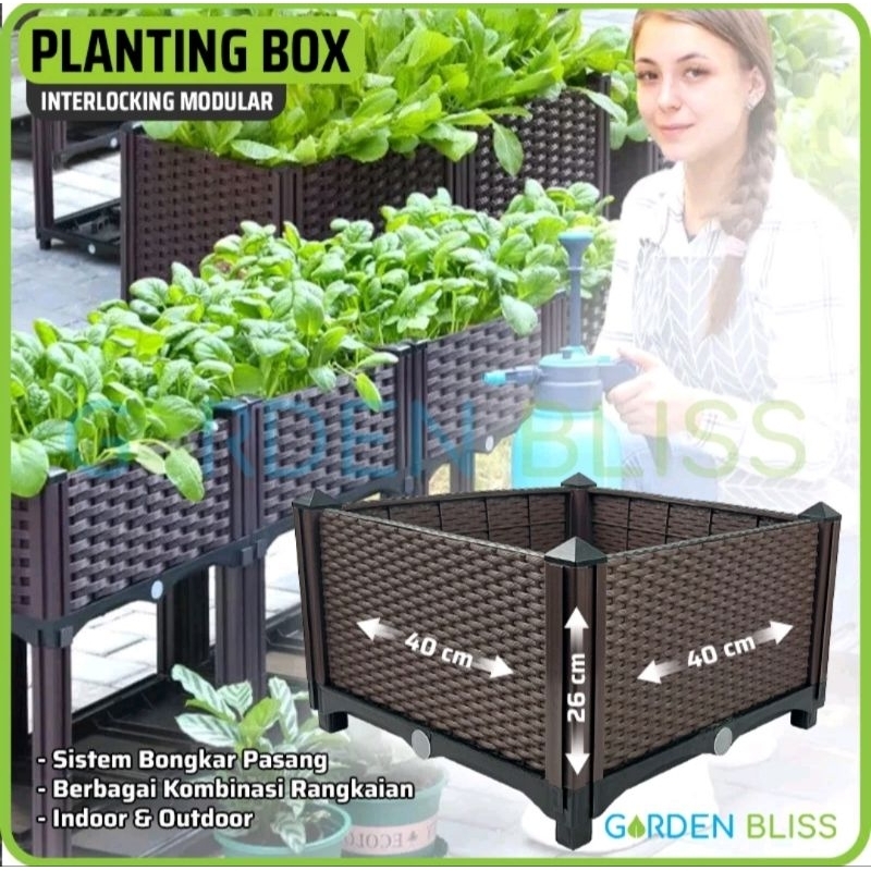 Jual POT TANAMAN BONGKAR PASANG BOX TANAMAN | Shopee Indonesia