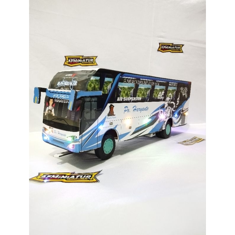 Jual miniatur bus basuri telolet fariasi lampu | Shopee Indonesia