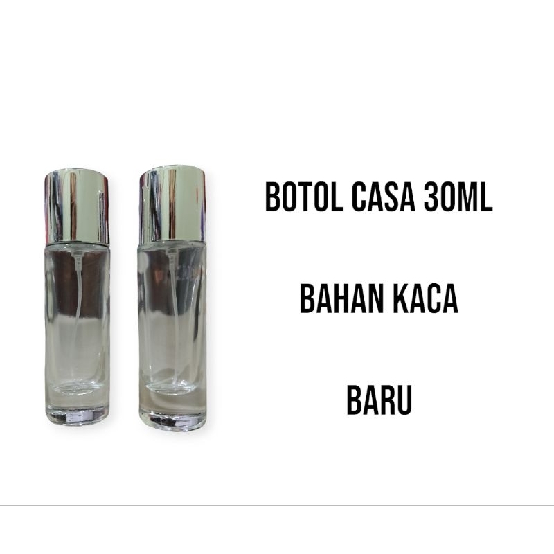 Jual Botol Spray Parfume Casa 30ml Drat putar Tutup Silver | Shopee ...