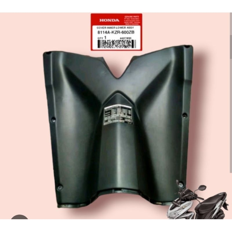 Jual 8114A-KZR-600ZB Cover Inner Lower Dashboard Legsil Bawah Vario 125 Fi Old Original 2012 ...