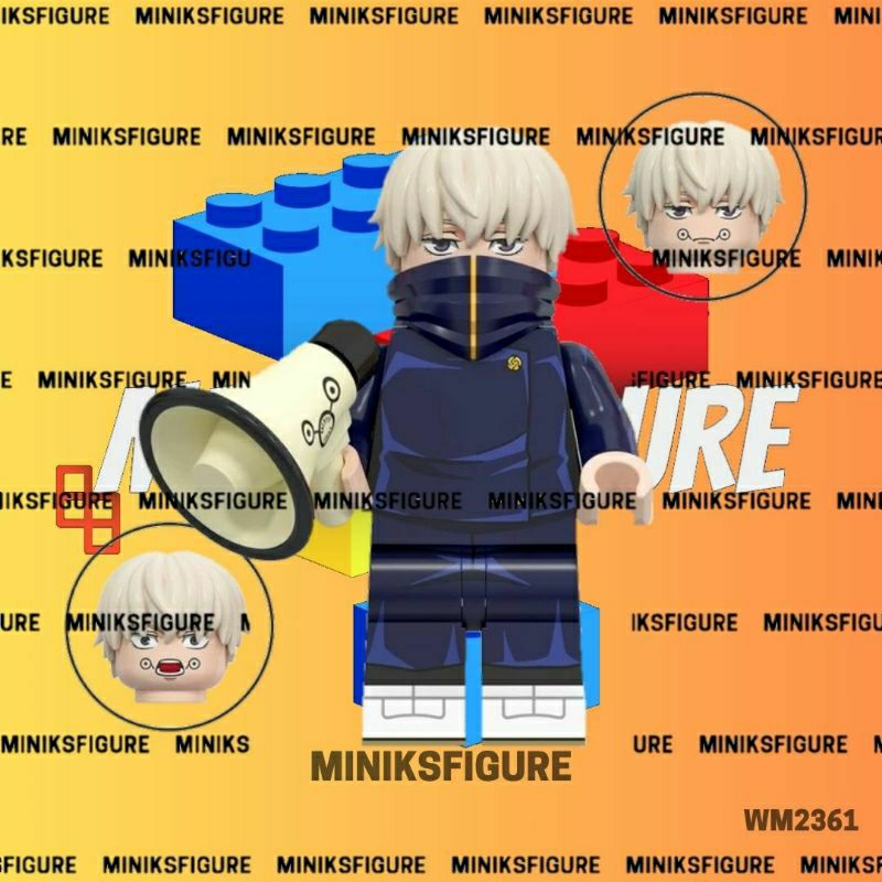 Jual Mainan Balok Susun Minifigure Toge Inumaki | Anime Jujutsu Kaisen ...