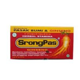 Jual Jamu Tradisional Stamina Pria SRONGPAS Pasak Bumi Ginseng Obat ...
