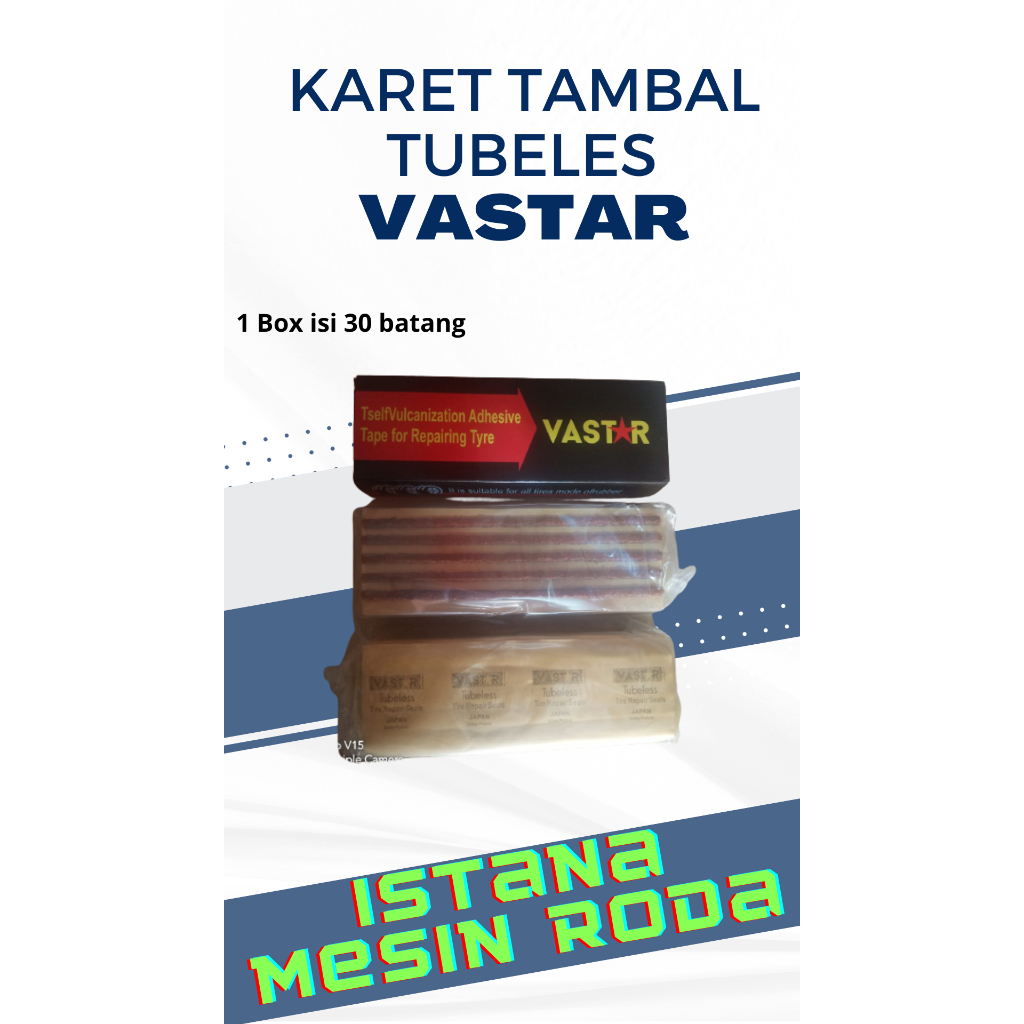Jual Karet Tambal ban Tubeless Cacing Tubless Mobil Motor 1 pack ...
