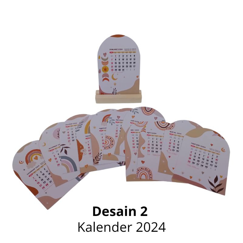 Jual Kalender 2024 Stand Gantungan Gantry Tabletop Board Hiasan Meja ...