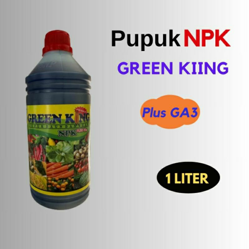 Jual Pupuk NPK Green Kiing king Plus GA3 1 Liter Pupuk cair | Shopee Indonesia
