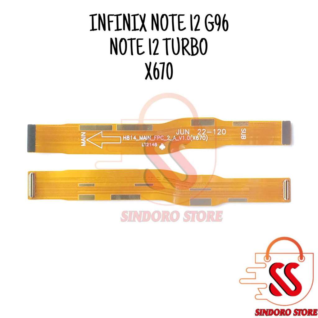 Jual Flexible Ui Infinix Note 12 G96 Note 12 Turbo X670 Main Board Fleksibel Tengah Mainboard ...