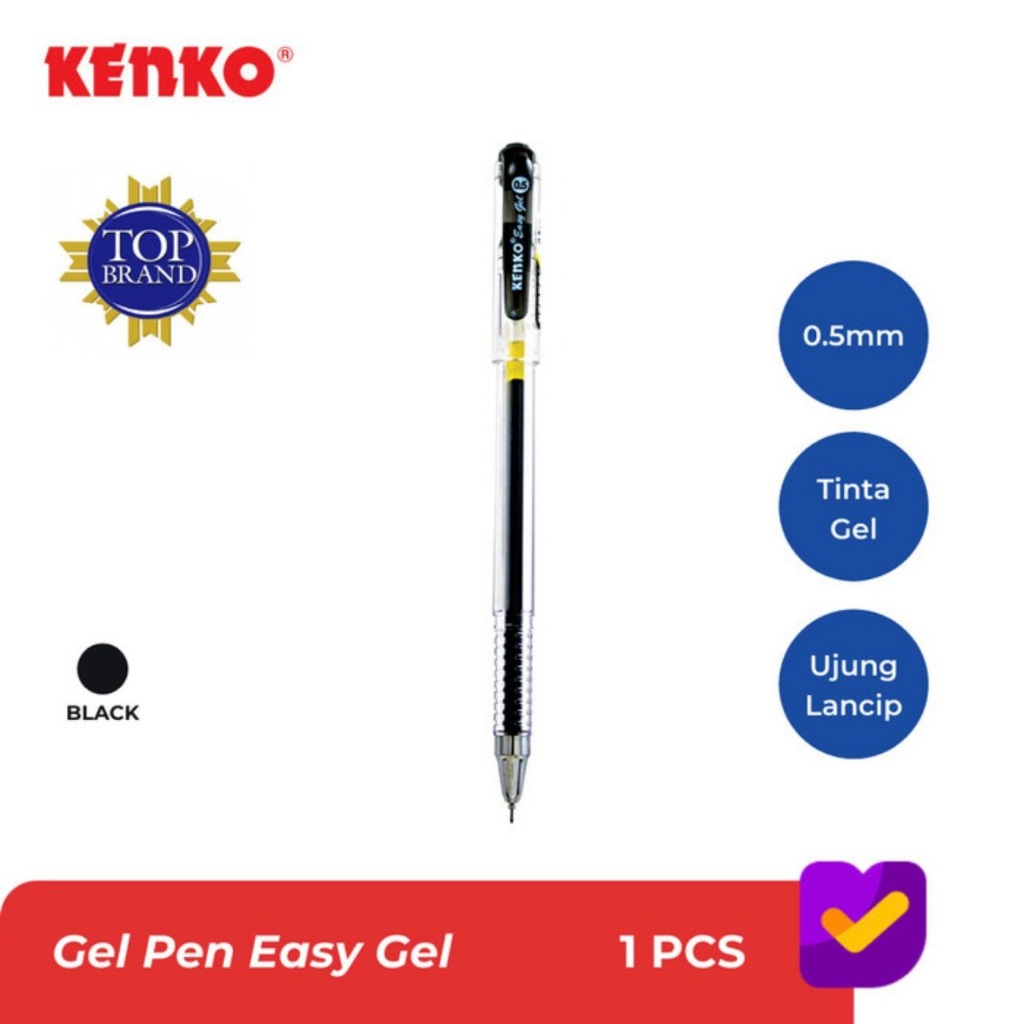 Jual Pulpen / Easy Gel Pen 0.5 mm Kenko | Shopee Indonesia