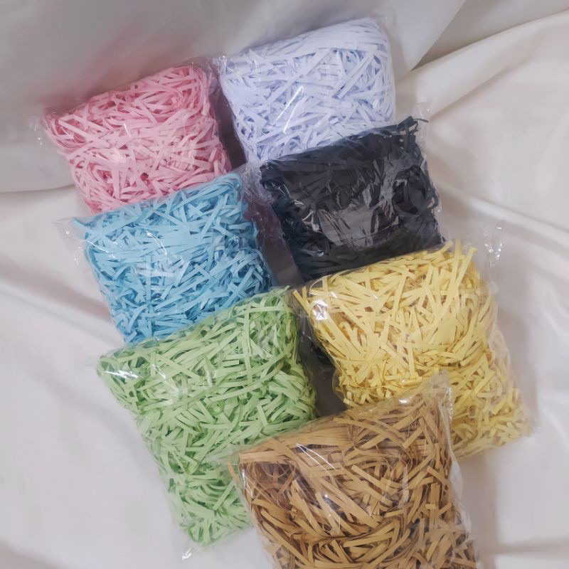Jual Kertas Cacah/Kertas Serut/kawul/Isi Gift/Box Filler/Kertas ...