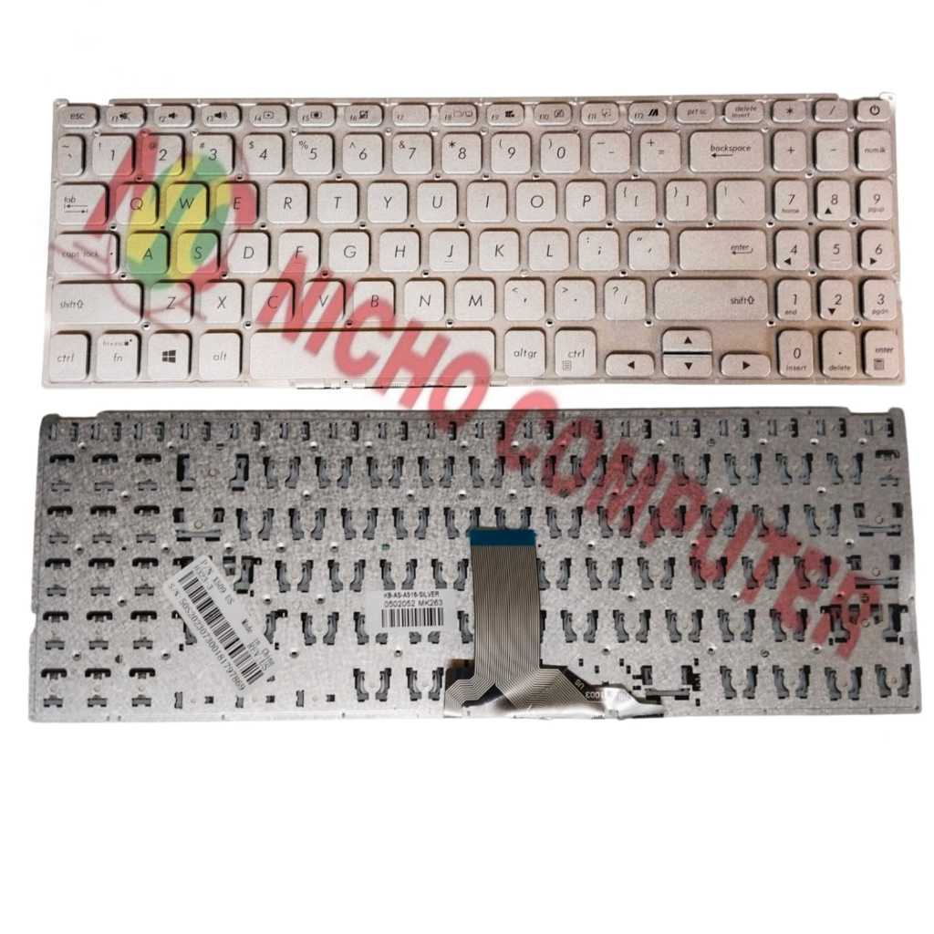 Jual Keyboard Asus Vivobook 15 A509 A509f A509fa A509fj A509ma - Silver ...