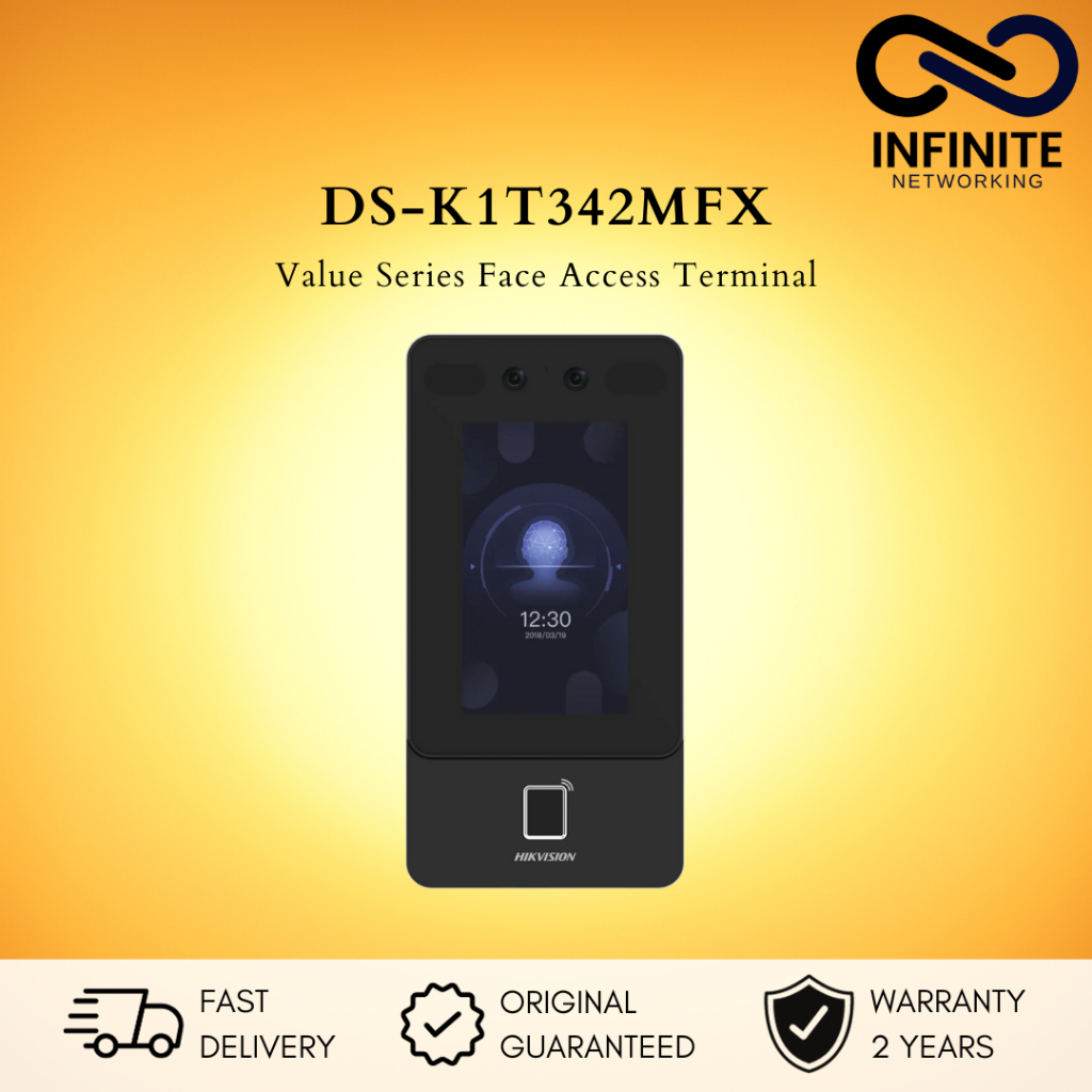 Jual Hikvision DS-K1T342MFX Access Control Face Recognition Terminal ...