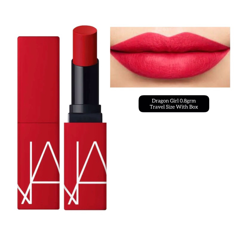 Jual Nars Power Matte Lipstick Shade Dragon Girl 0,8grm - Product Travel Size With Box | Shopee ...
