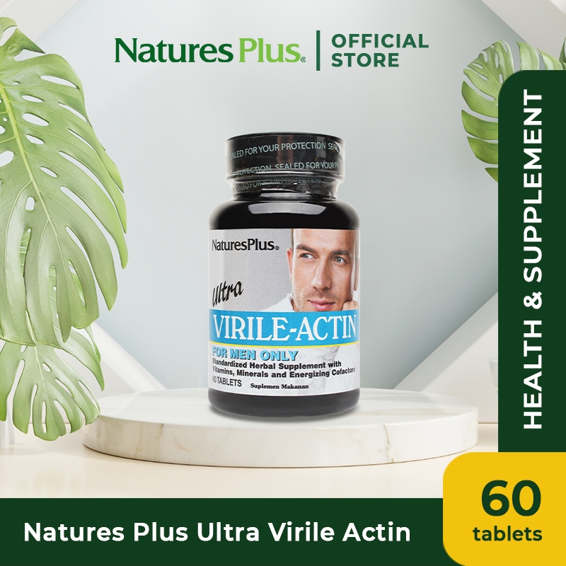 Jual Natures Plus Ultra Virile Actin - 60 Tablet | Shopee Indonesia