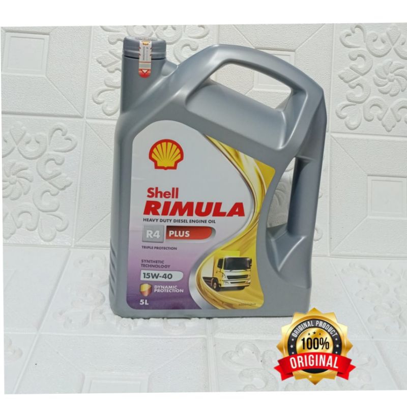 Jual Shell Rimula R4 Plus 15W40 (5 L) | Shopee Indonesia