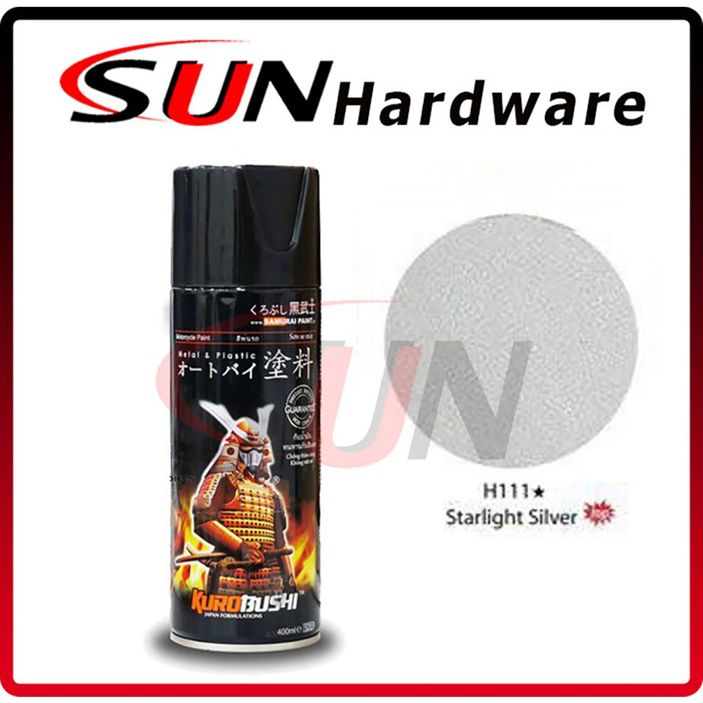 Jual Pilox Samurai 400 ml Starlight Silver H111 Honda Pilox Pylox Silver | Shopee Indonesia