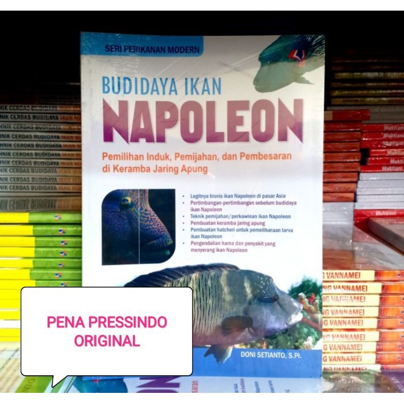 Jual BUKU BUDIDAYA IKAN NAPOLEON - DONI SETIANTO | Shopee Indonesia