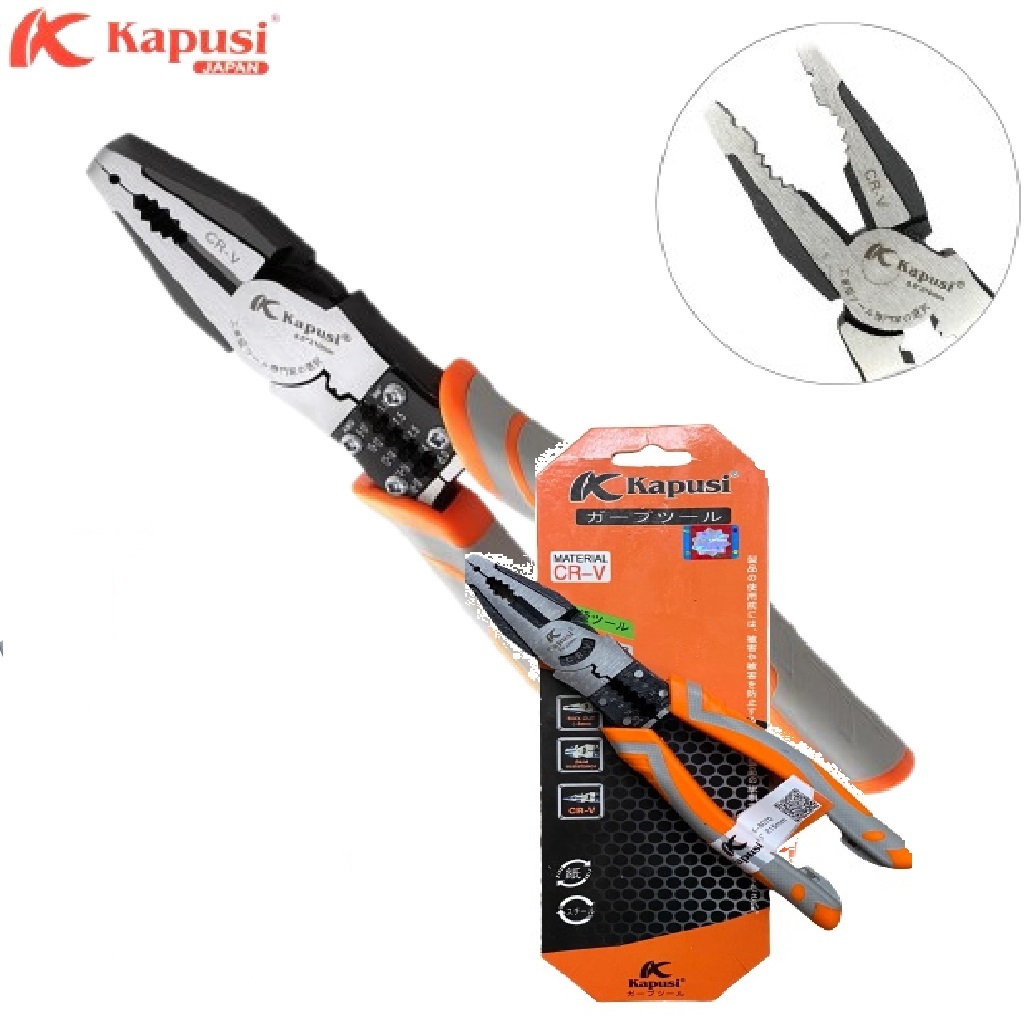 Jual Tang multifungsi 8,5 inch kapusi japan Tang kombinasi kupas kabel ...