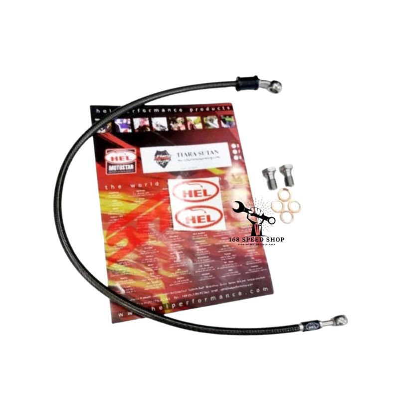 Jual Selang Rem Hel Original Ukuran 85 Cm Universal Black Carbon ...