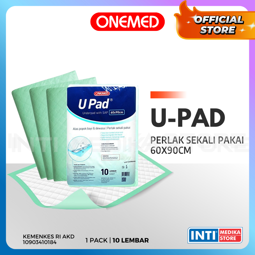 Jual ONEMED - Underpad U Pad 60x90 cm Alas Popok Bayi & Dewasa Sekali Pakai | Shopee Indonesia