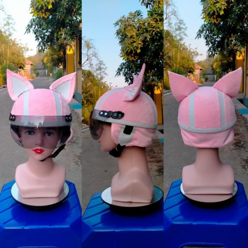 Jual HELM ANAK CHIP ANIMAL CAT 1- 4 thn (GRATIS KACA CEMBUNG) | Shopee ...