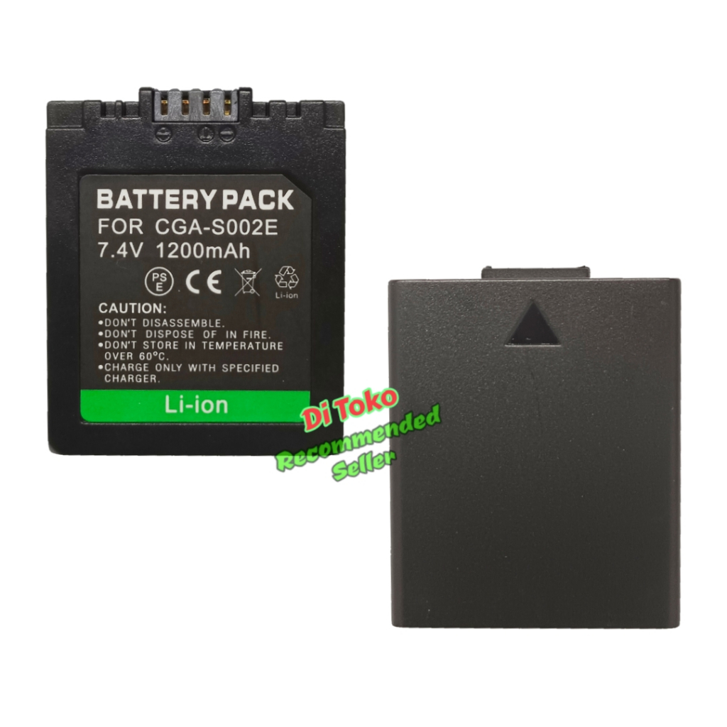Jual RC - Baterai For Camera Lumix FZ4 FZ5 CGA S002 S002e Batrei S002A ...