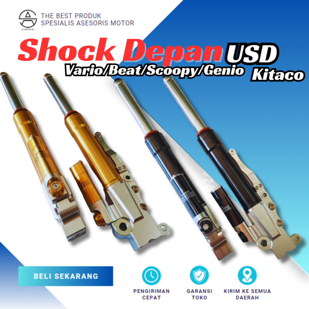 Jual USD SHOK DEPAN USD VARIO/BEAT/GENIO/SCOOPY TABUNG SHOCK DEPAN ...
