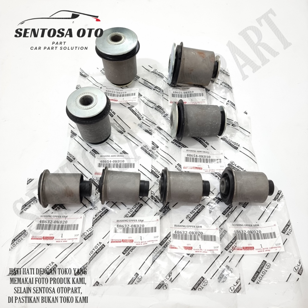 Jual Bushing Arm Set Bushing Atas Bawah Innova Hilux SC Single Cabin ...