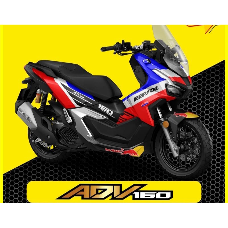 Jual sticker decal variasi full body honda ADV 160/150 motip repsol ...