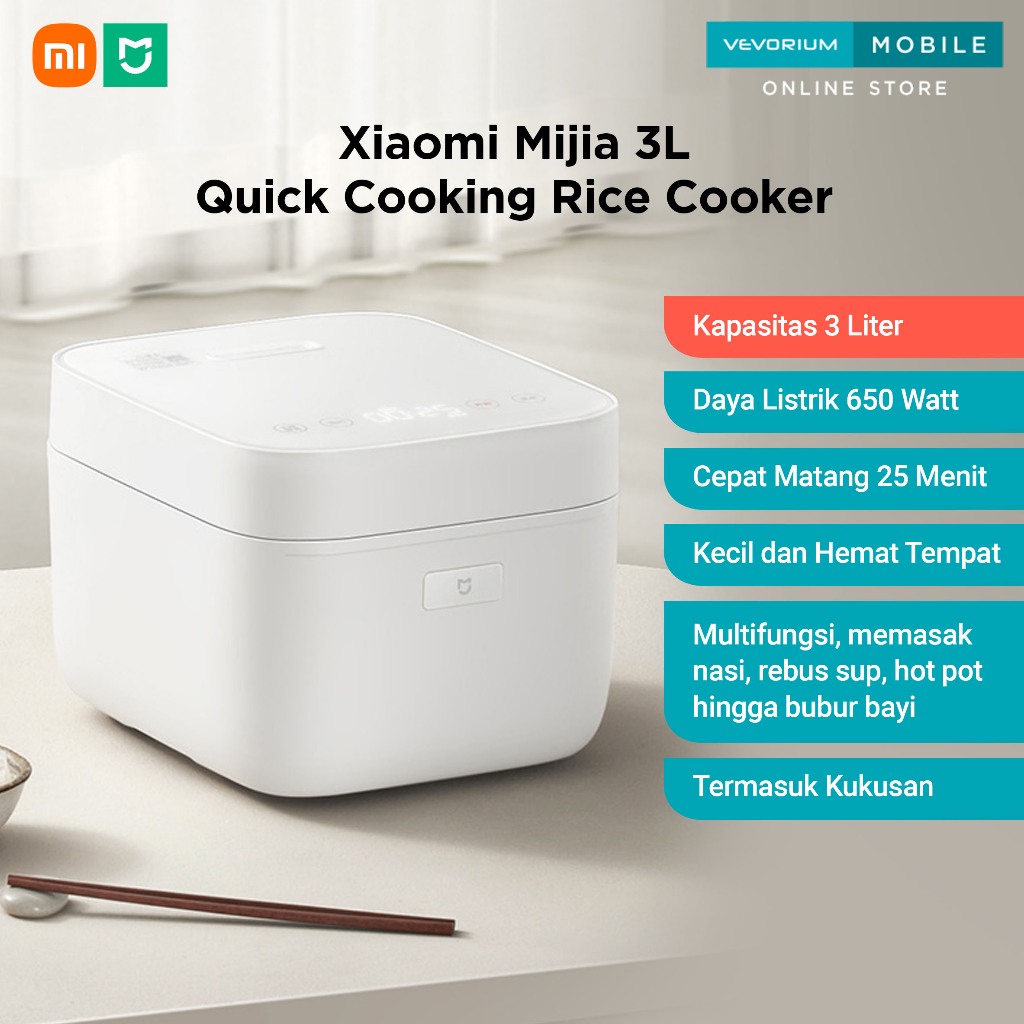 Jual Xiaomi Mijia 3L Smart Rice Cooker Digital Penanak Nasi Bubur ...