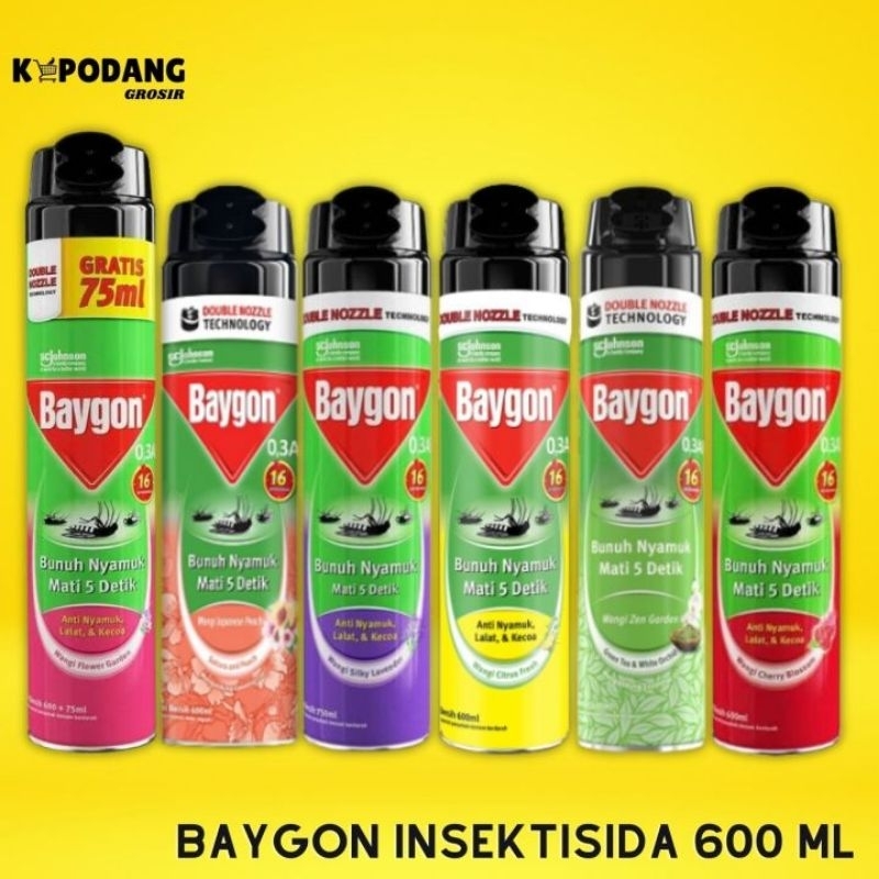 Jual Baygon Aerosol Ukuran Besar 600ml | Shopee Indonesia
