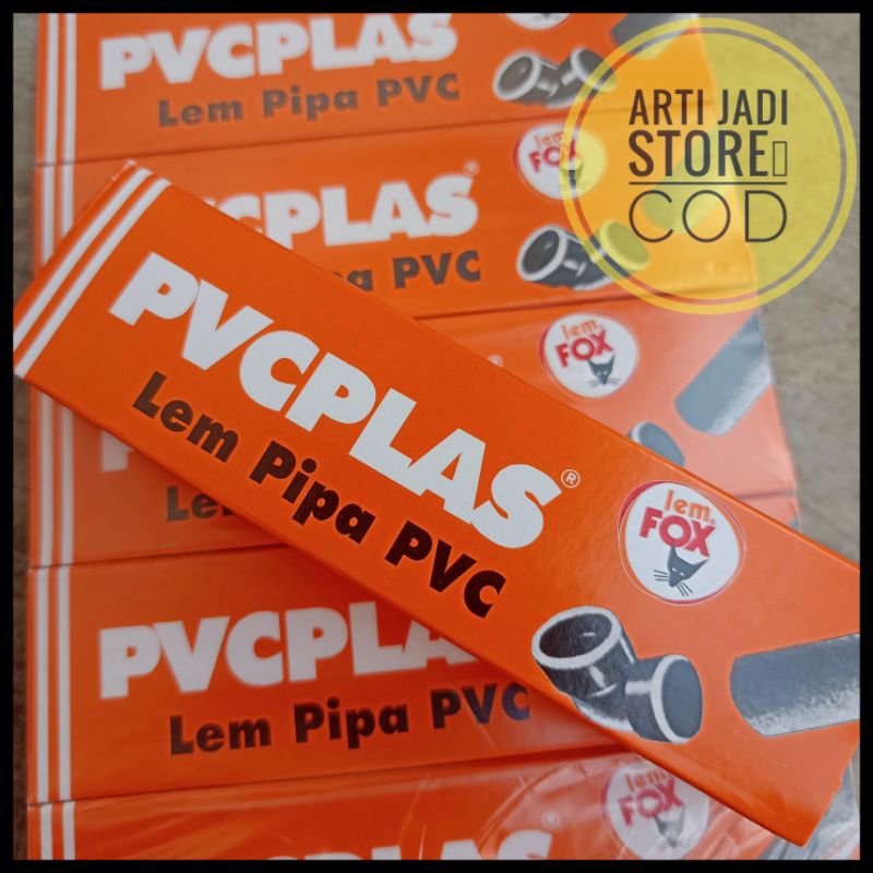 Jual Lem Pipa PVC Fox PVCPLAS 35gr | Shopee Indonesia