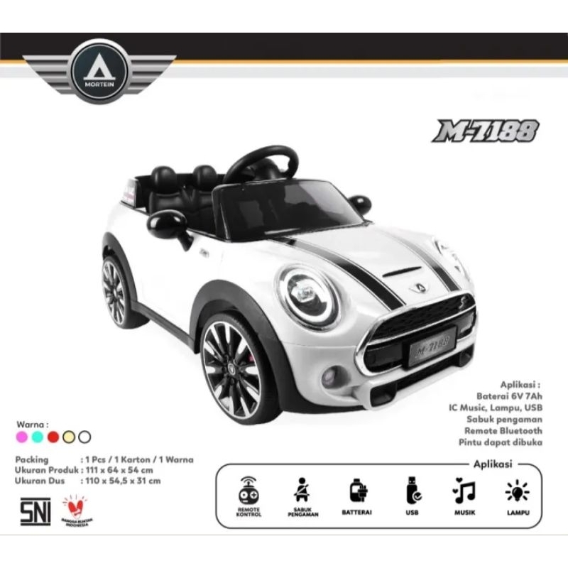 Jual Mobil Mobil an Listrik Aki Remote Control Mini Cooper Mortein ...