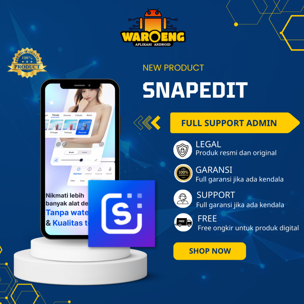 Jual [ANDROID] SnapEdit AI Photo Editor Premium, Lifetime, Full Version ...