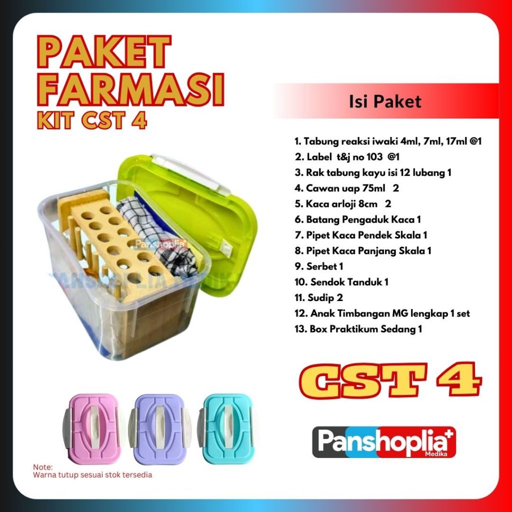 Jual Toolkit farmasi CST 4 | Paket farmasi | Shopee Indonesia