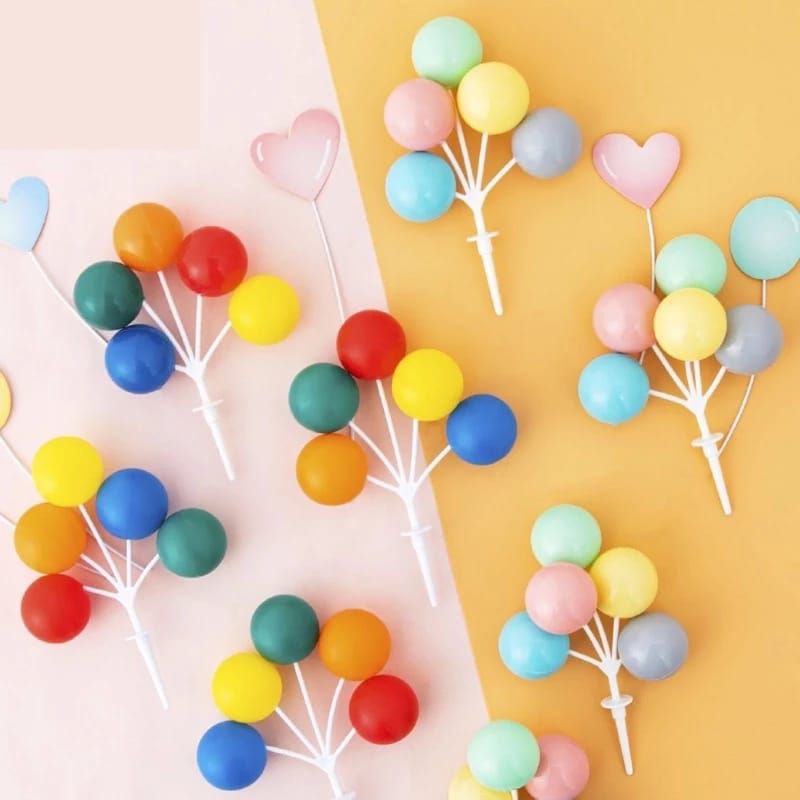 Jual Topper Cake Balon warna Pastel | Shopee Indonesia