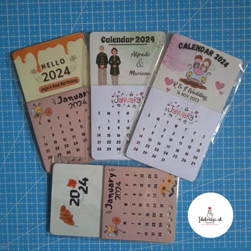 Jual Kalender Souvenir Magnet (Harga Per Set isi 15pcs) | Shopee Indonesia