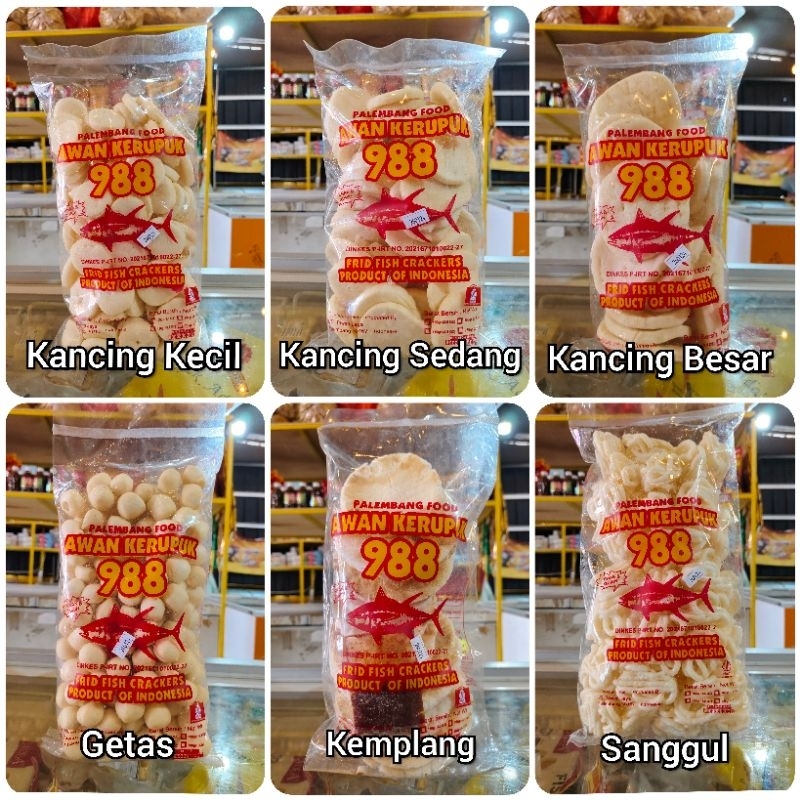 Jual Palembang Food Awan Kerupuk 988 / Aneka Kerupuk Khas Palembang ...