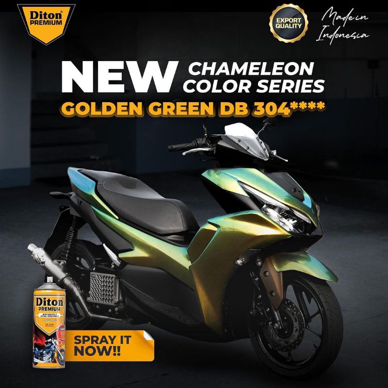 Jual Pilok Bunglon Golden Green DB304 Chameleon Diton Premium Cat ...