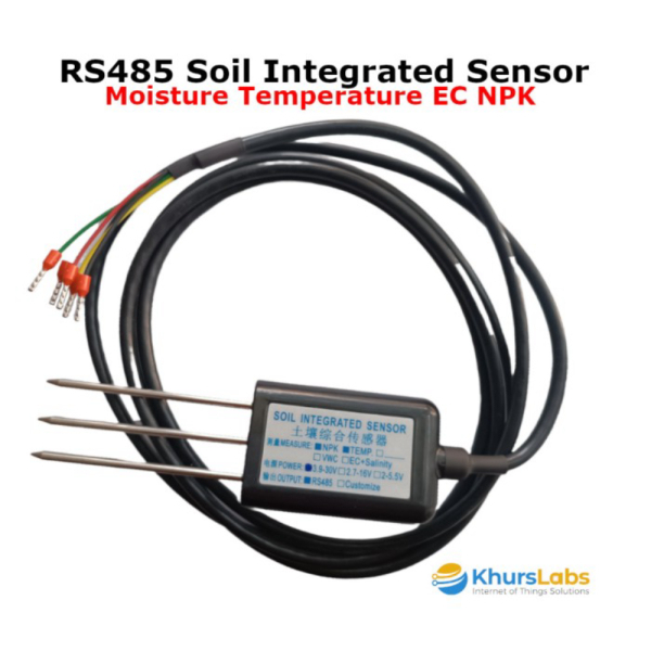 Jual RS485 Soil Integrated Sensor Moisture Temperature EC NPK ...