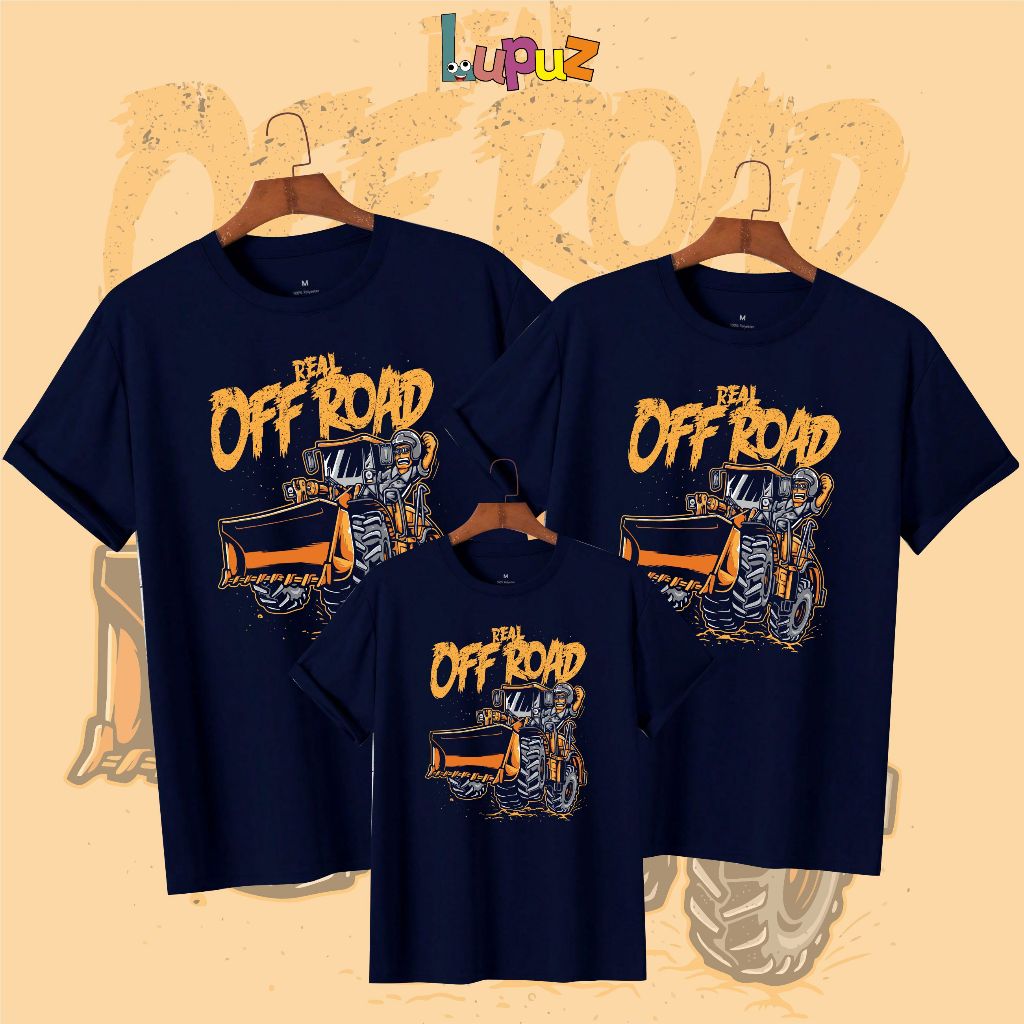 Jual Kaos Keluarga tema Mobil Off Road / Family couple Keluarga tema ...