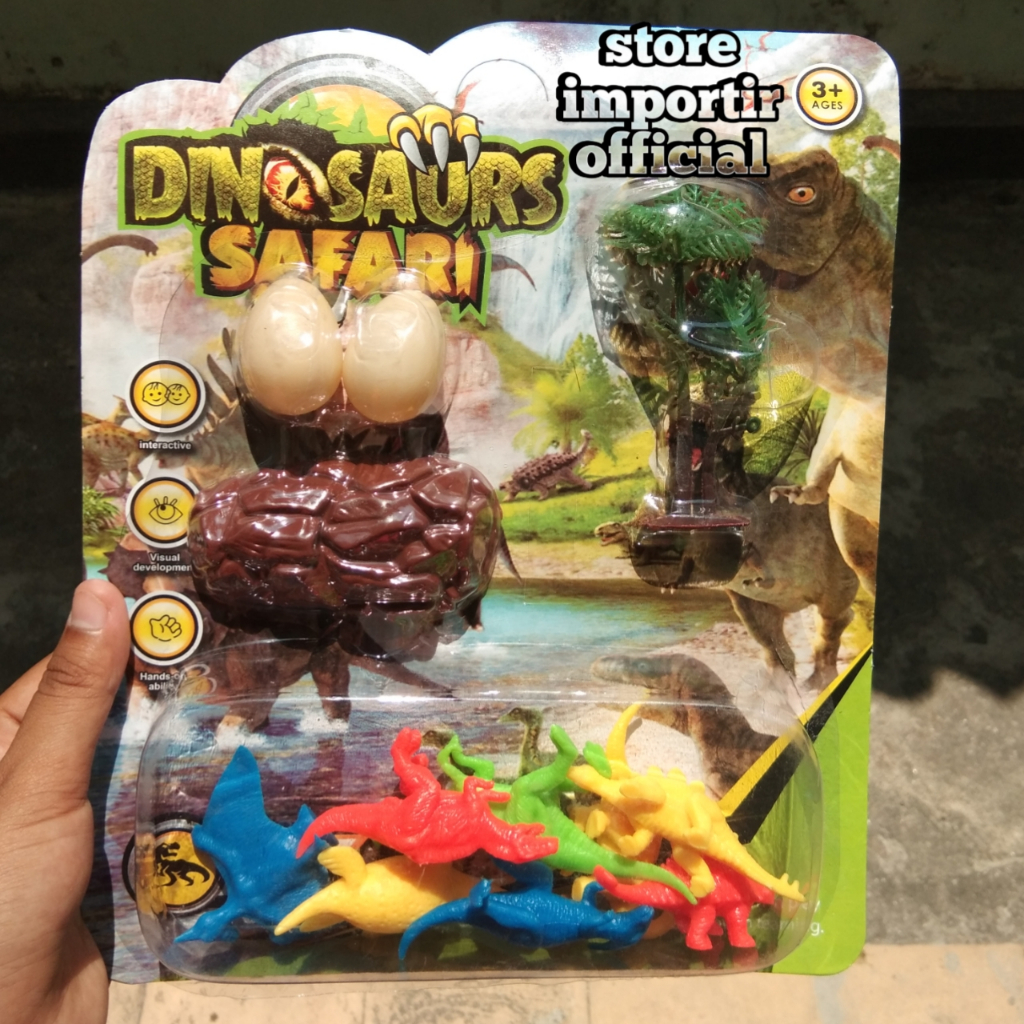 Jual Mainan Anak Hewan Dinosaurus Set Telur 1683 Isi 8 pcs Dinosaurus ...