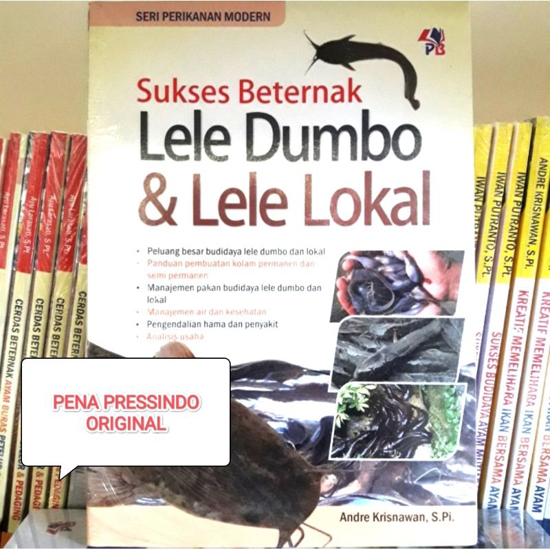 Jual BUKU SUKSES BETERNAK LELE DUMBO DAN LELE LOKAL - ANDRE KRISNAWAN ...