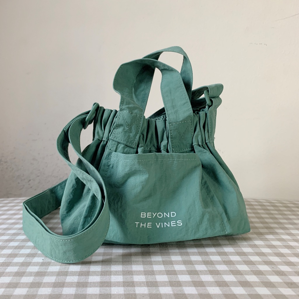 Jual Preloved BTV Micro Dumpling Bag Fern Green | Shopee Indonesia