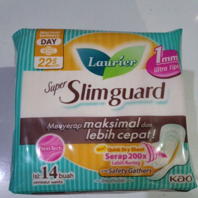 Jual Laurier Super Slim Guard Day 22,5 cm isi 10/14 pcs | Shopee Indonesia