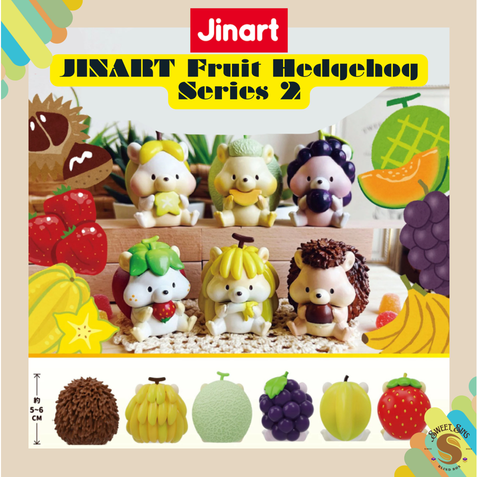 Jual JINART Fruit Hedgehog Series 2 - 1 pcs (Random) | Shopee Indonesia