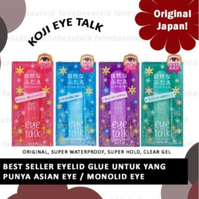 Jual KOJI Eye Talk Scot Series / Eyetalk Skot Lem Lipatan Mata 100% Original | Shopee Indonesia
