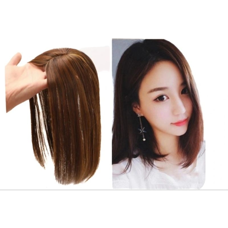 Jual WIG TOUPEE PONI PANJANG PENUTUP UBAN BOTAK PITAK PENEBAL RAMBUT ...